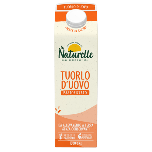 Tuorlo d'uovo pastorizzato in brik 1 kg | le Naturelle